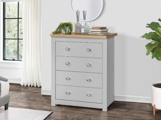 Highgate 4 Drawer Chest - The Bed Shop Carlisle