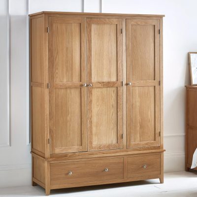 Mallory 3 Door Wardrobe - The Bed Shop Carlisle